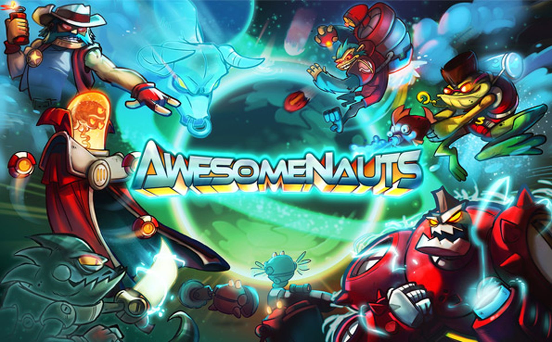 Los seis héroes de Awesomenauts