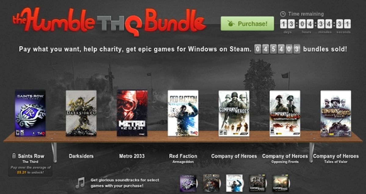 THQ presenta el Humble THQ Bundle