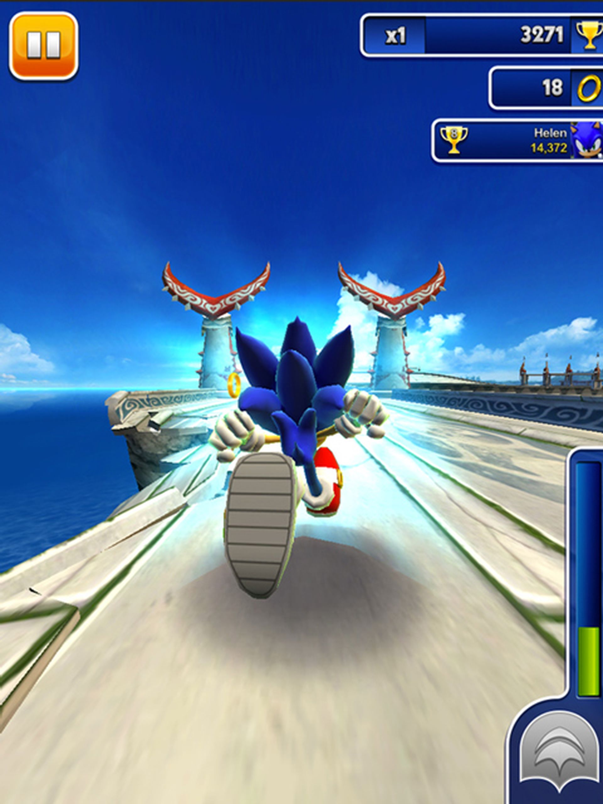 Análisis de Sonic Dash para iOS