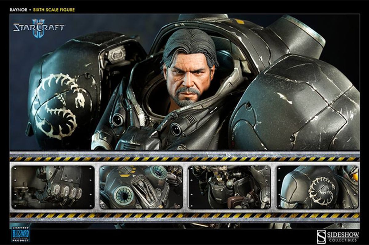 Figura de Jim Raynor de Starcraft II de Sideshow