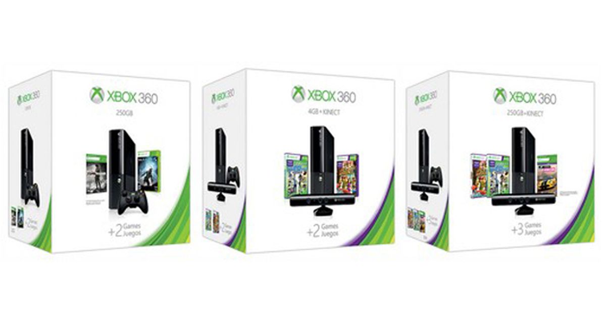 Nuevos packs de Xbox 360