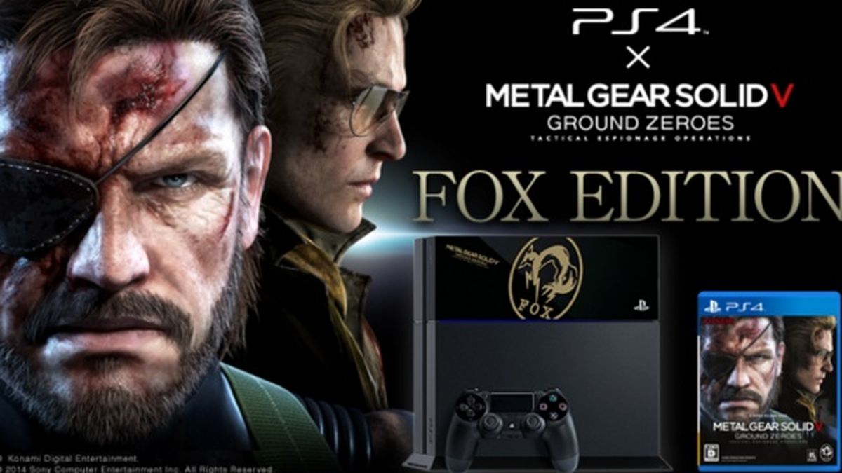 Así es la PS4 Fox Edition con MGS 5 Ground Zeroes