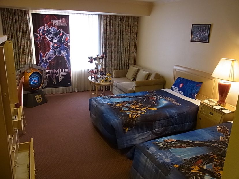 Transformers tiene su propia habitación de hotel