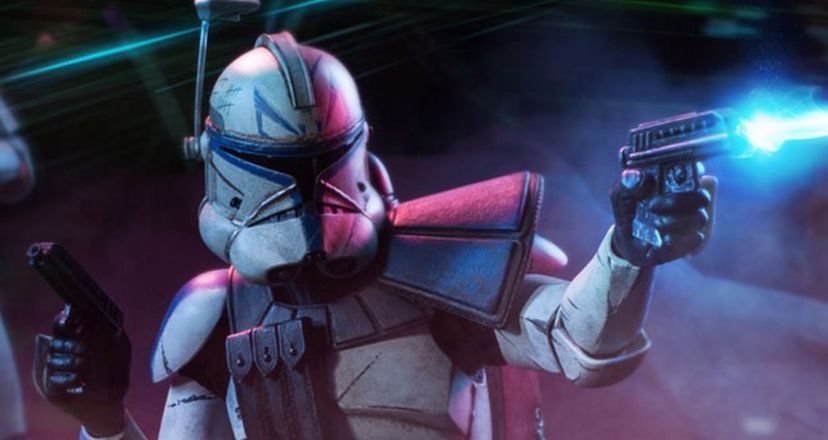 Así es la figura del Captain Rex de The Clone Wars