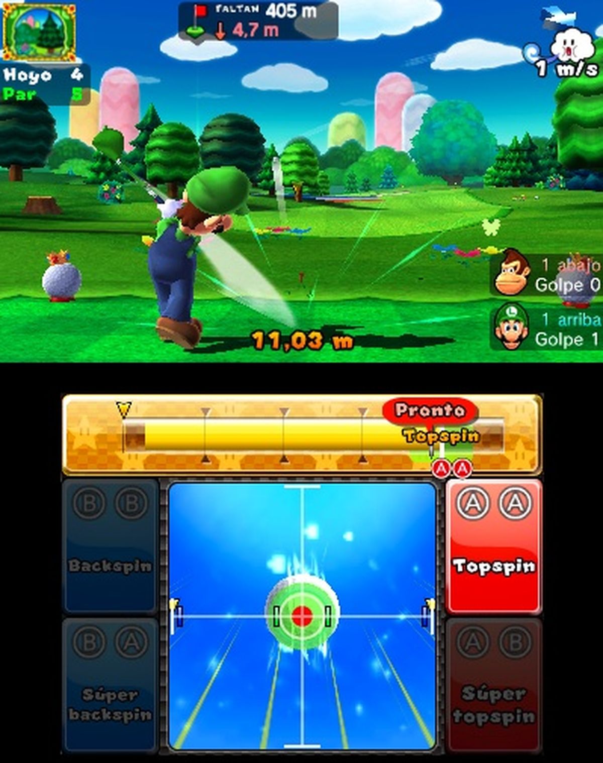 Avance de Mario Golf World Tour para 3DS