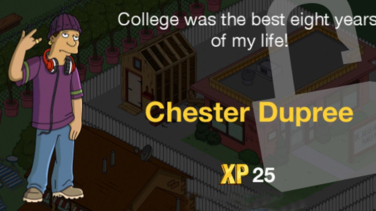 Los Simpson presentan a Chester Dupree, un nuevo personaje