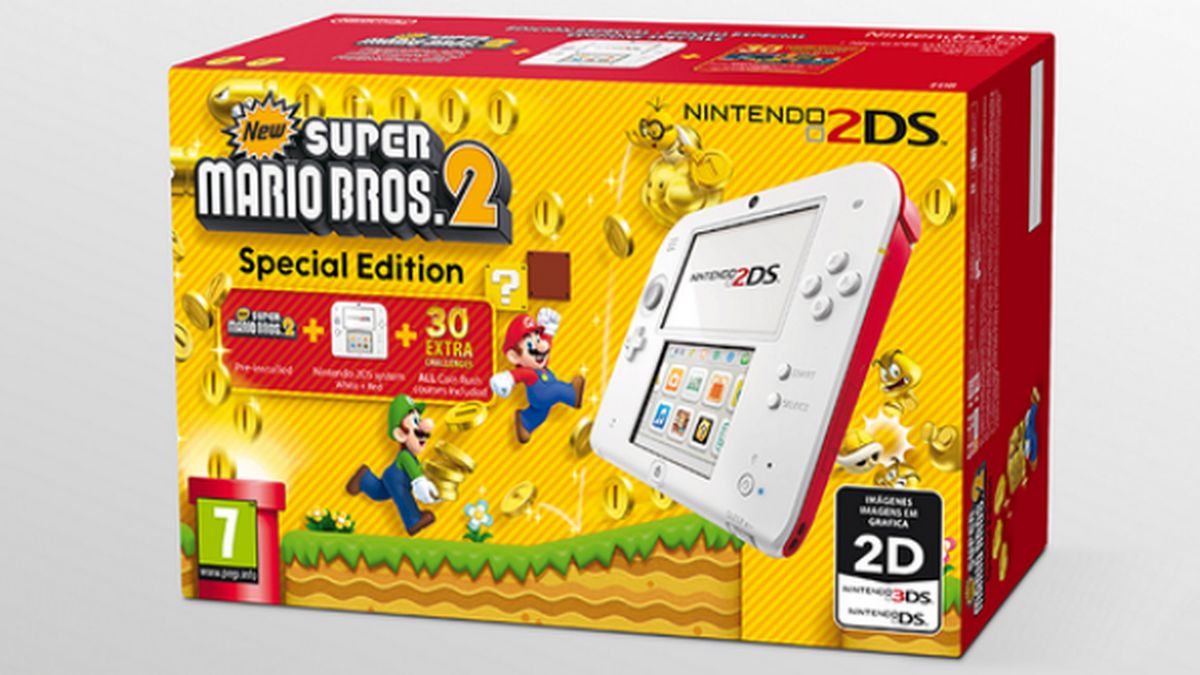 Pack Nintendo 2DS New Super Mario Bros. 2 Special Edition