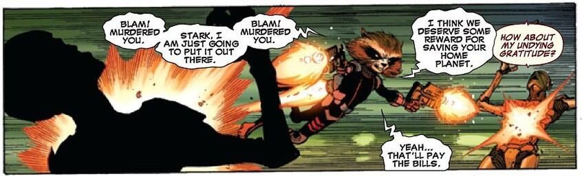 Héroes de Guardianes de la Galaxia: Mapache Cohete