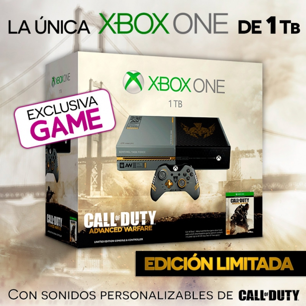Pack de Xbox One 1TB con Call of Duty Advanced Warfare, exclusivo en ...