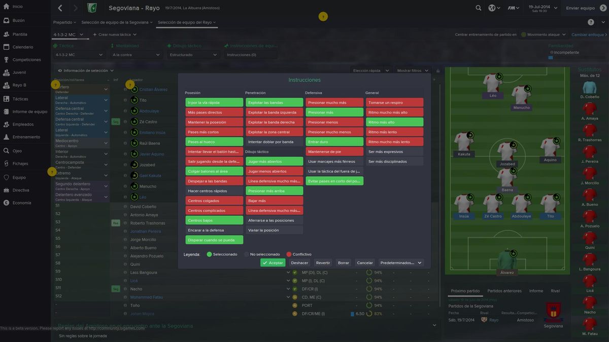 Avance de Football Manager 2015 para PC