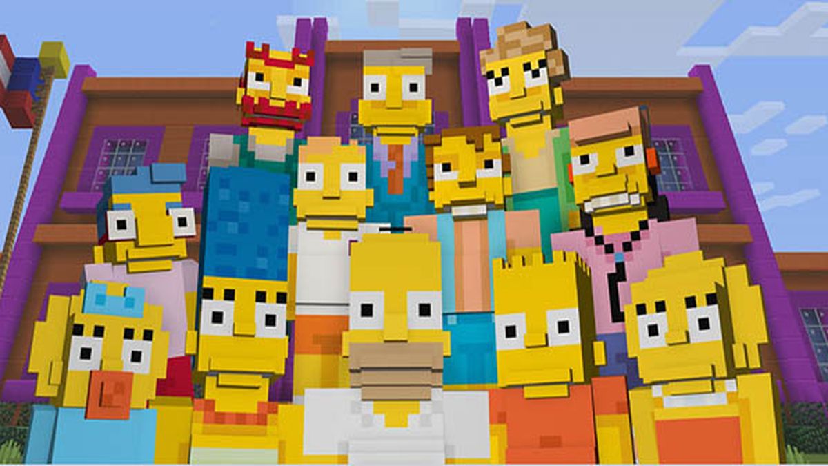 Los Simpson llegan a Minecraft
