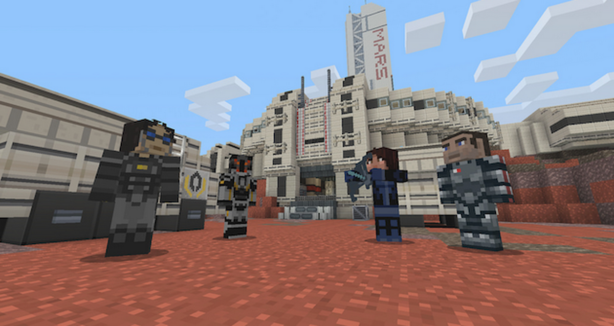 Minecraft recibe un nuevo DLC dedicado a Mass Effect
