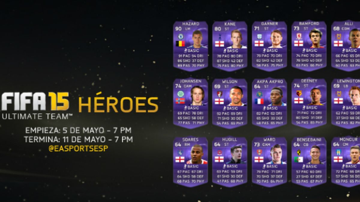 FIFA 15 Ultimate Team recibe a los Héroes