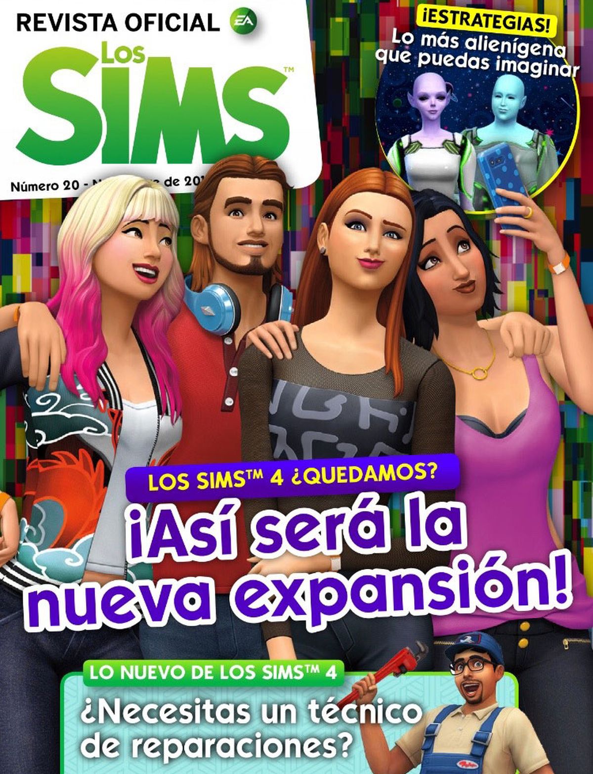 ¡Ya puedes descargar gratis el número 20 de La Revista Oficial de Los Sims!