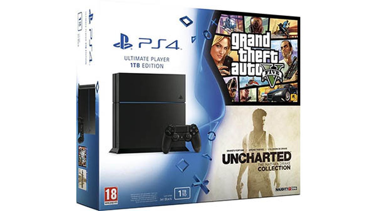 Aparece un nuevo pack PS4 de 1TB con GTA V y Uncharted Collection