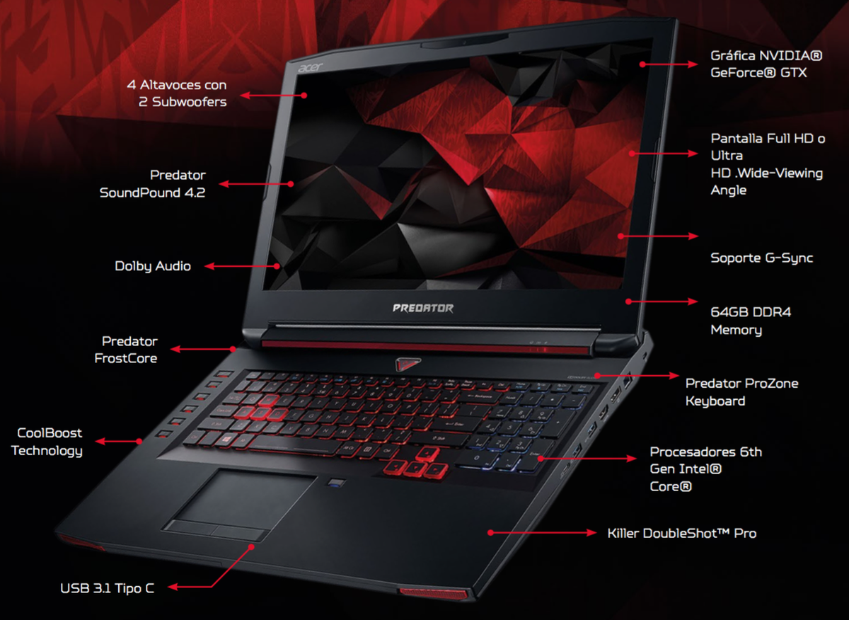 Predator 15 y Predator 17 - Potencia en movimiento