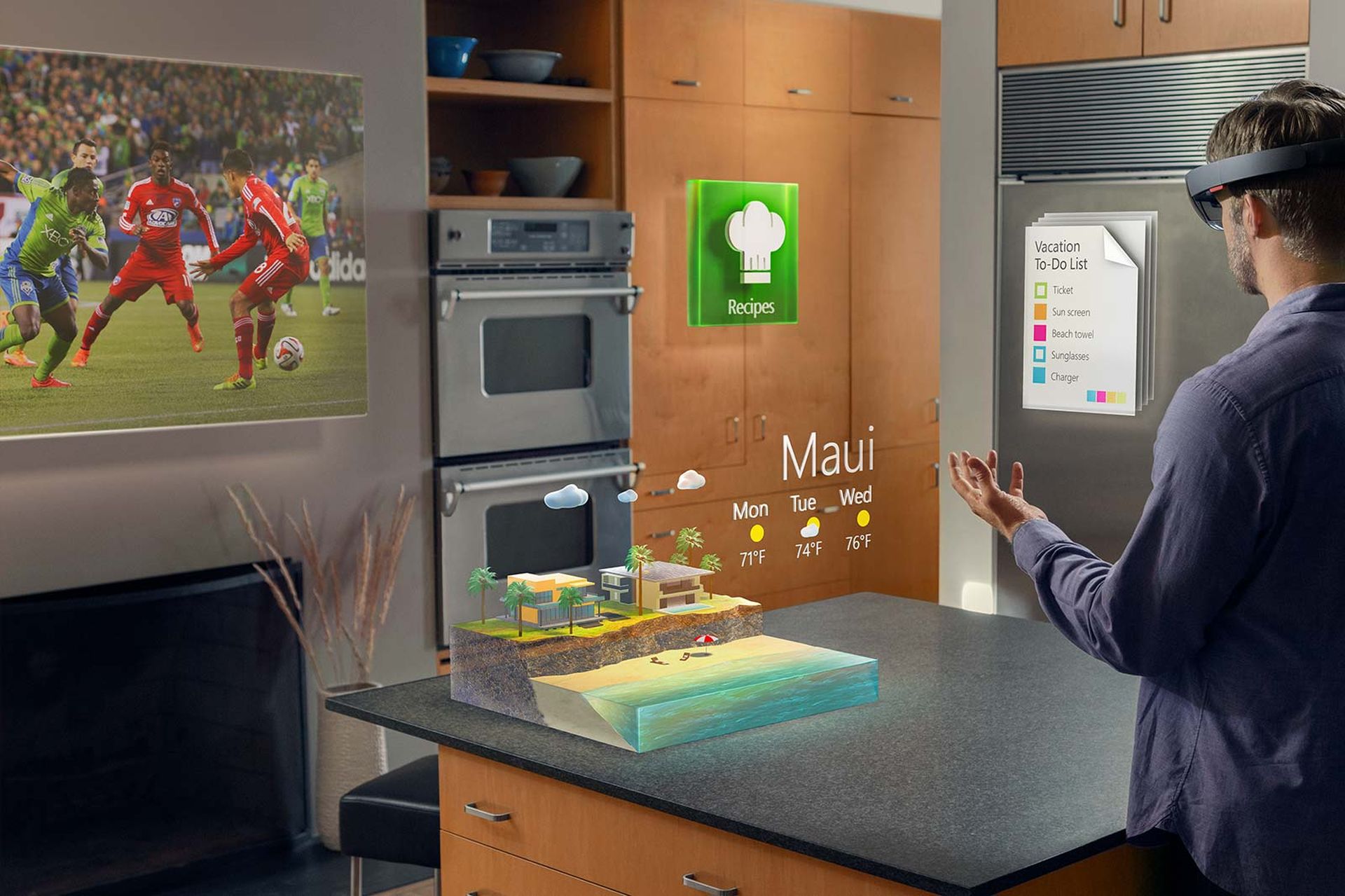 Hololens, las gafas de Realidad aumentada de Microsoft. Reserva y juegos