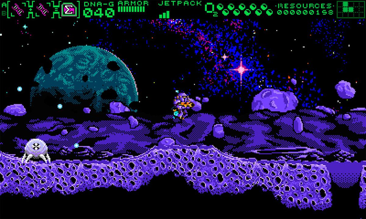 Andromeda, un metroidvania de estilo retro, en Kickstarter