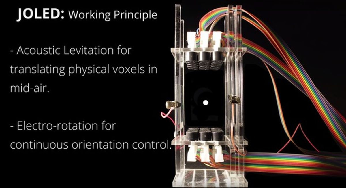 Te presentamos JOLED, la primera pantalla que levita