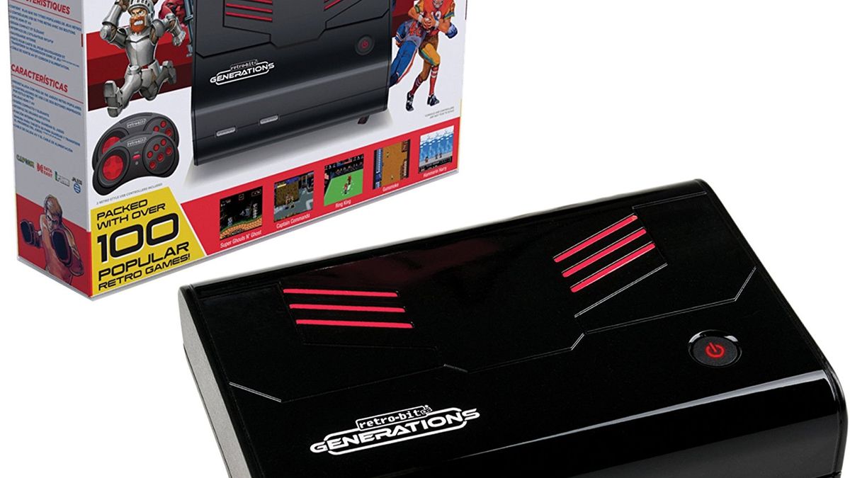 Retro Bit Generations - Consola con 90 juegos de Capcom, Data East ...