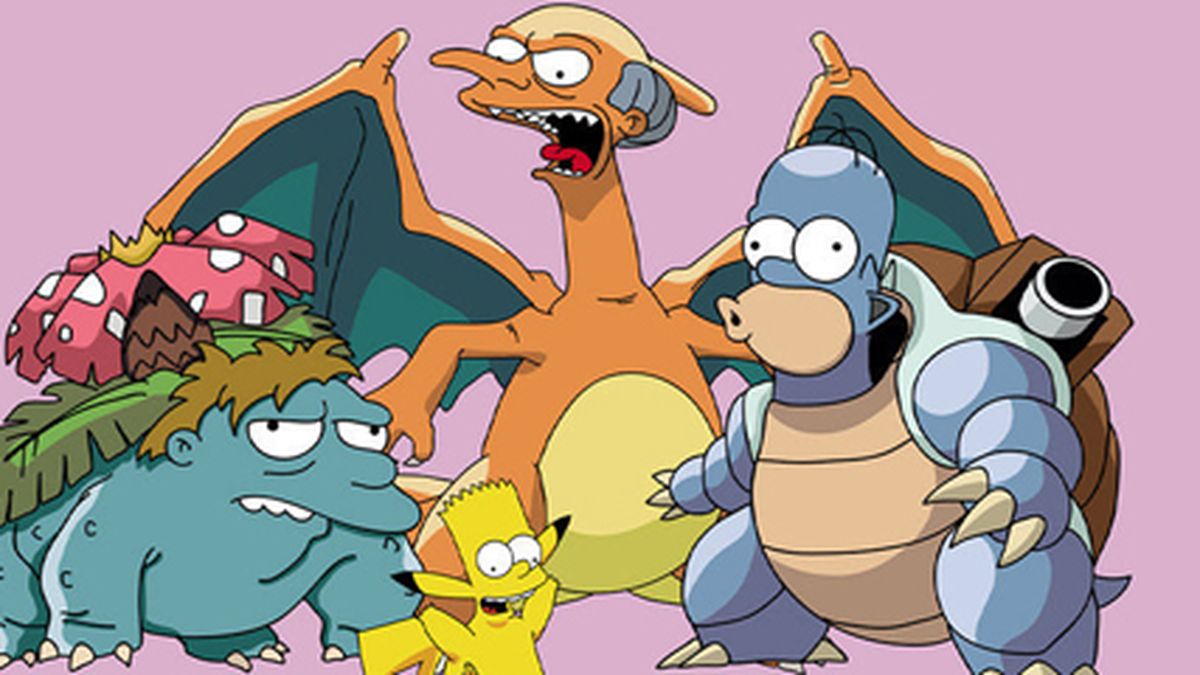 Los Simpsons y Pokémon se fusionan en unos divertidos pines