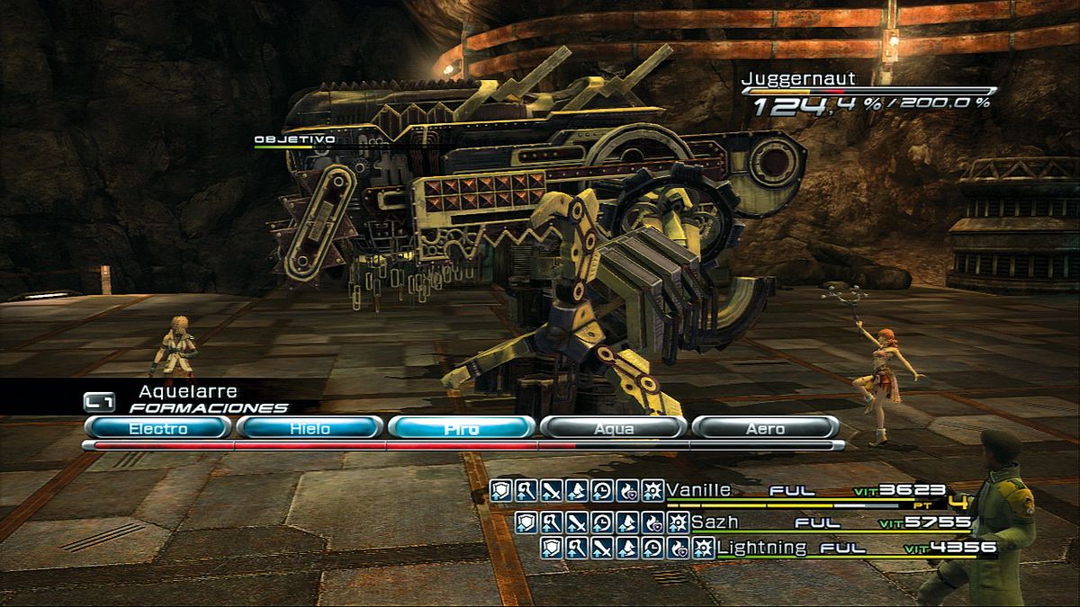 Final Fantasy XIII - Jefe final - Juggernaut