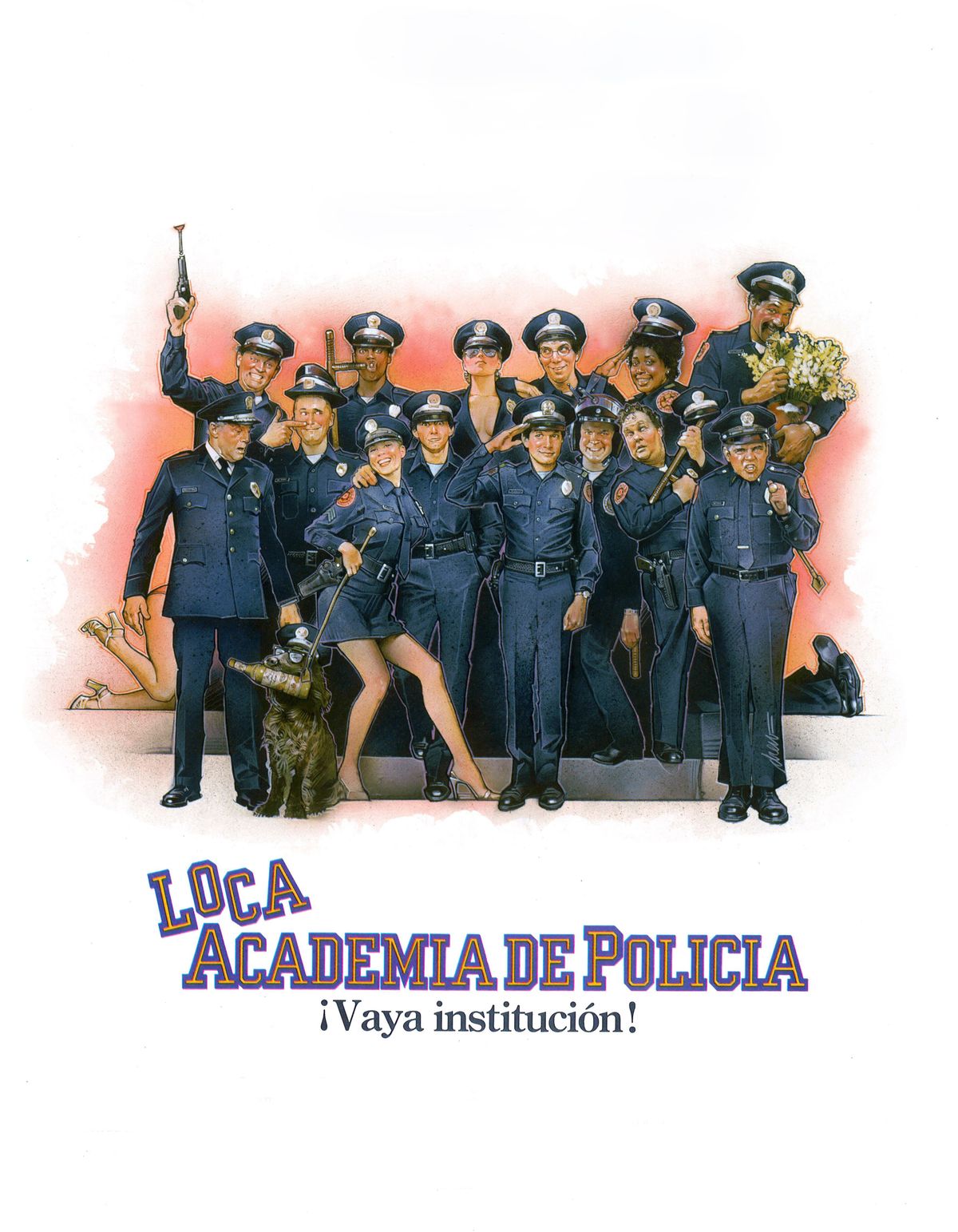 Mahoney cambia el uniforme de la (loca) academia de policía por el de ...