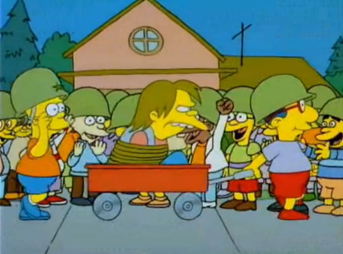 Los Simpson 01x05: Bart el general - Defenderse o morir - HobbyConsolas ...