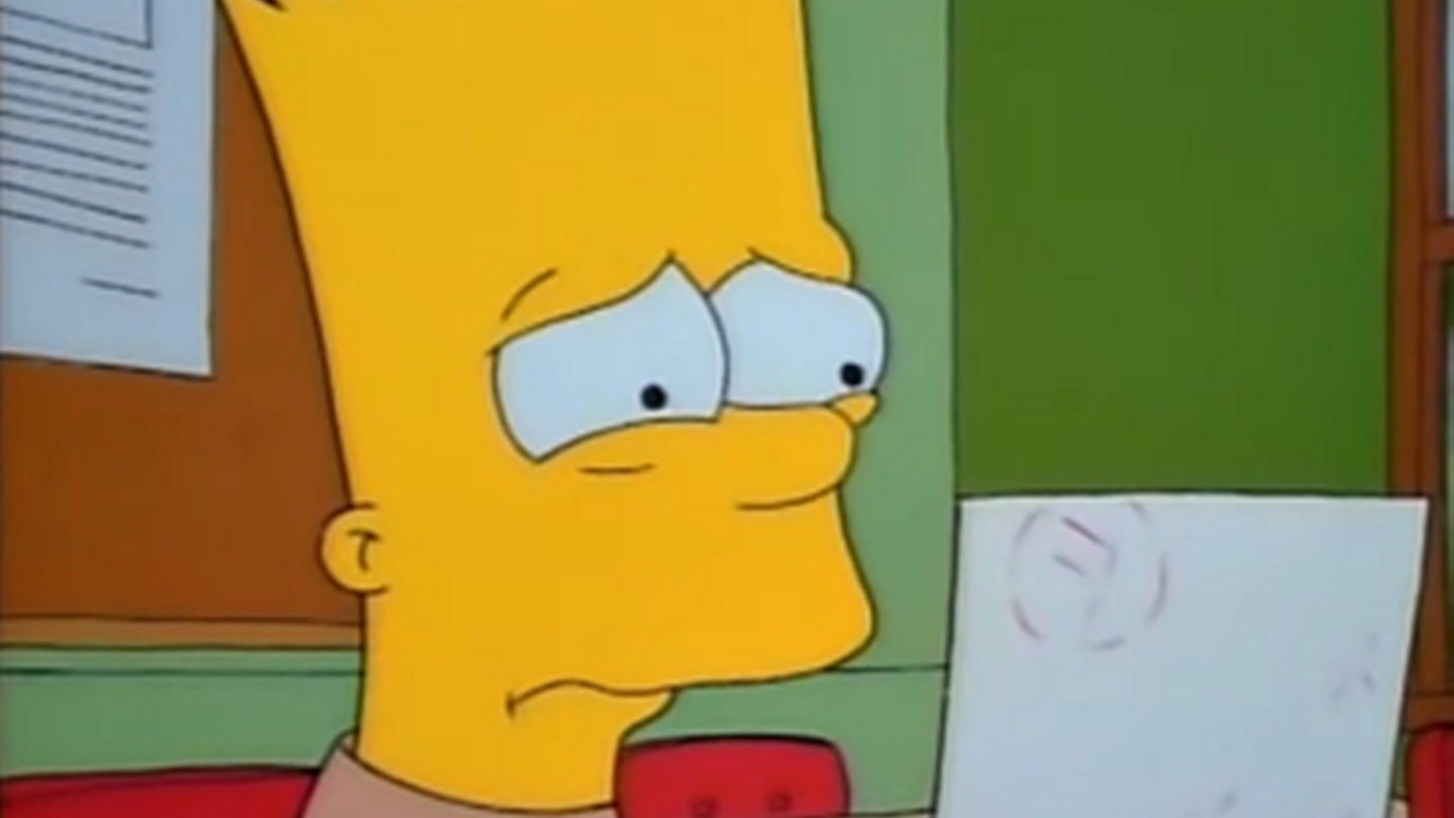 Los Simpson 02x01: Bart, en suspenso - el examen final