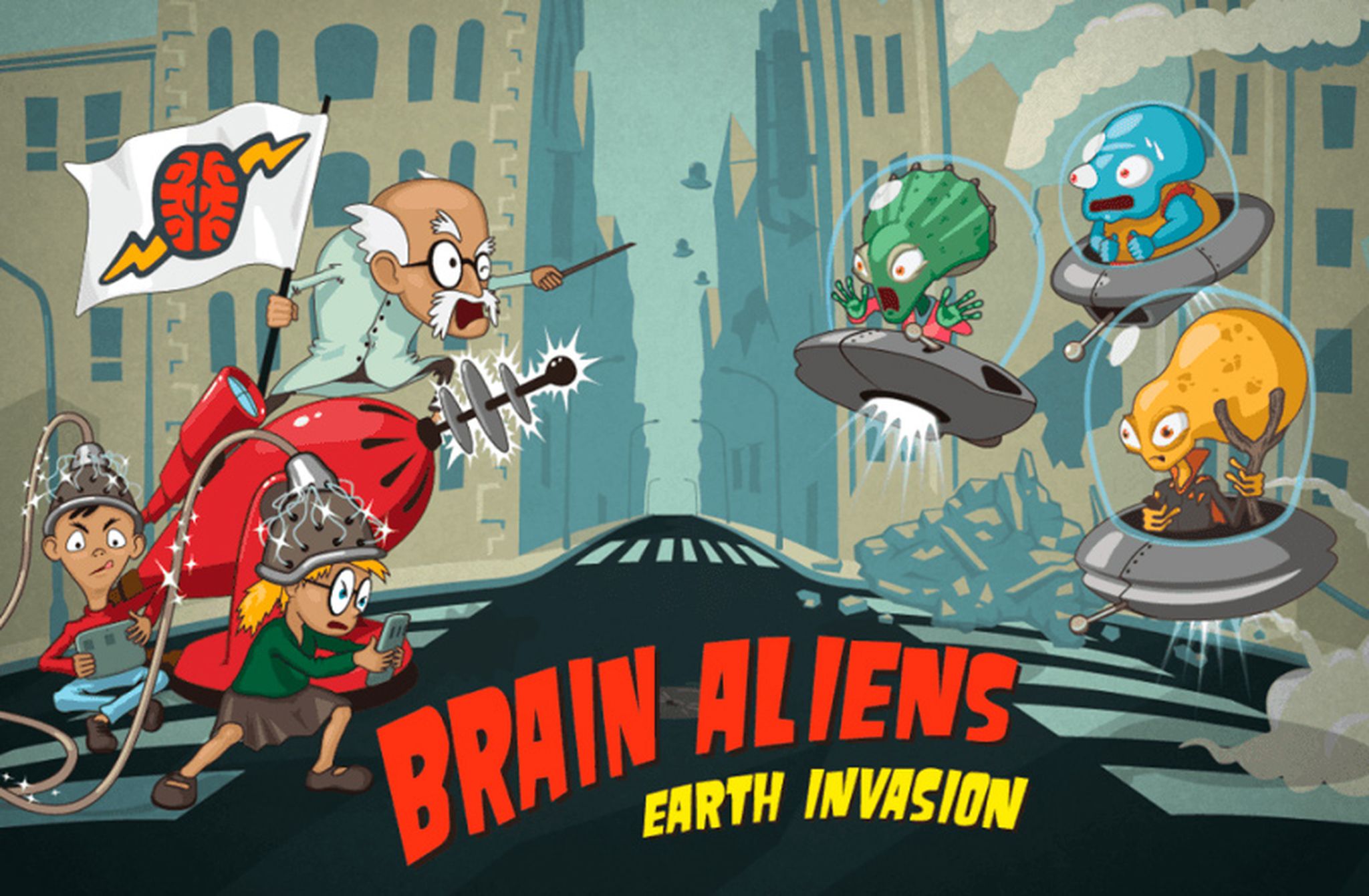 Brain Aliens: Earth Invasion para iOS y Android, el Brain Training español