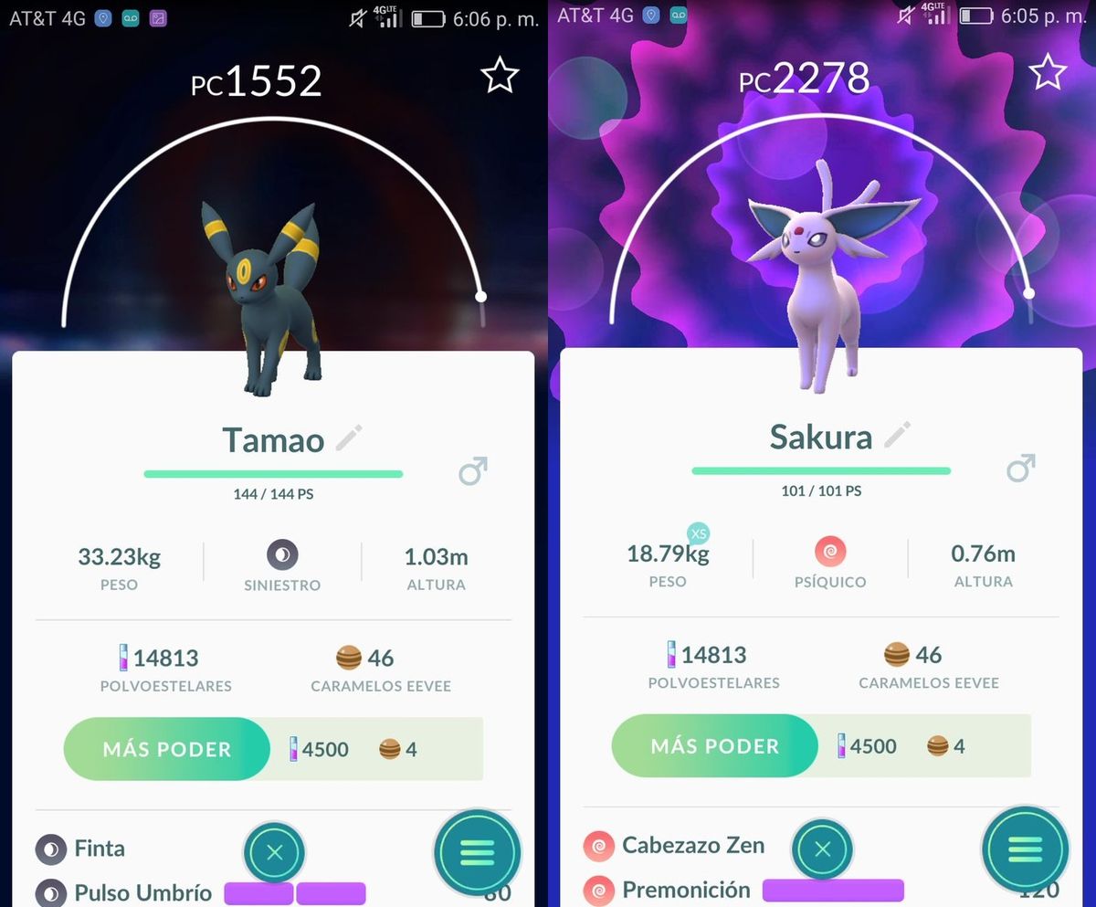 Pokémon GO - Cómo evolucionar a Eevee en Umbreon y Espeon con la segunda generación