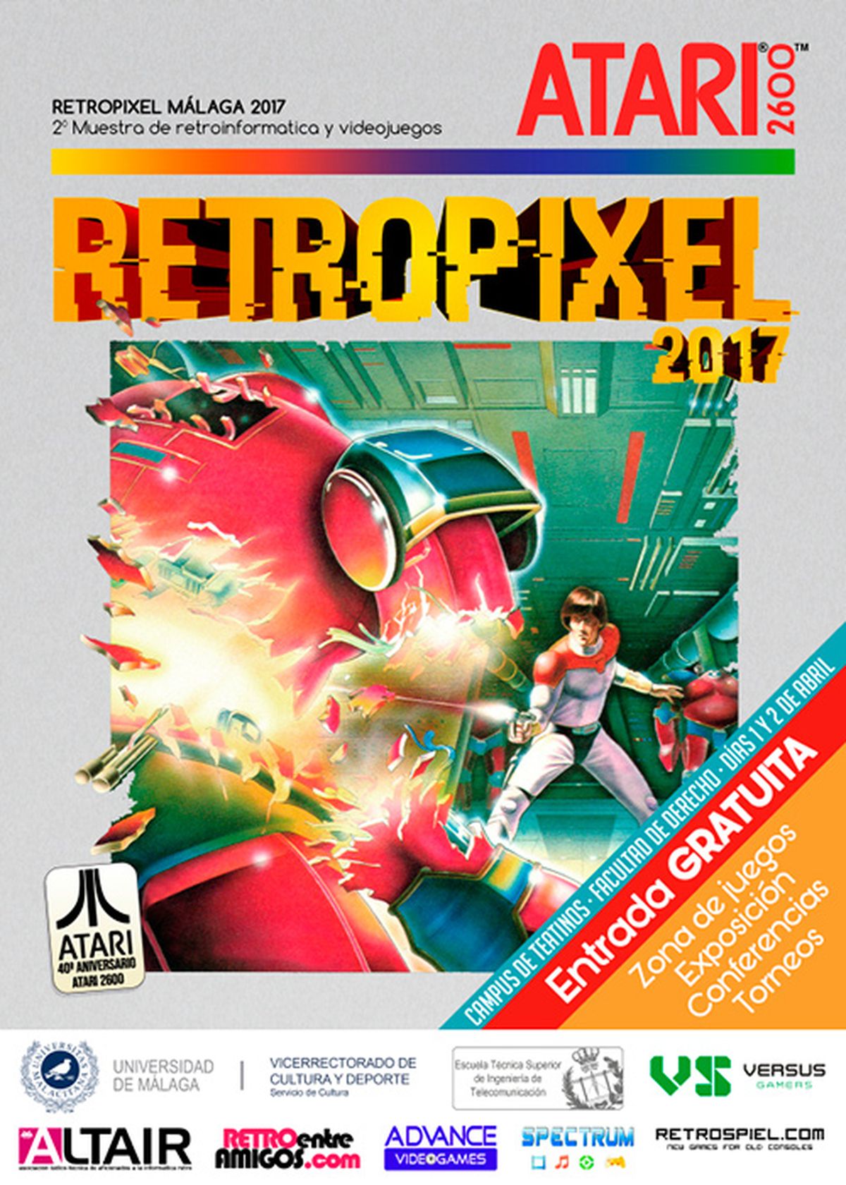 RetroPixel Málaga 2017 se celebrará los días 1 y 2 de abril