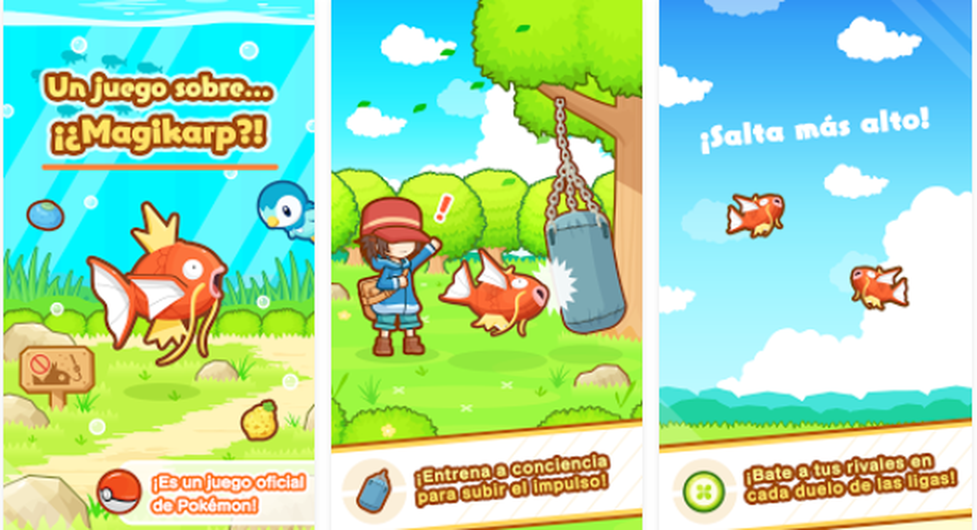Pokémon Magikarp Jump ya disponible en Android e iOS