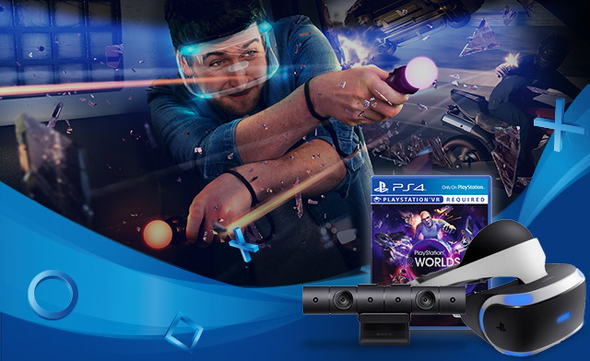 Nuevo pack de PlayStation VR + PS Camera + PSVR Worlds
