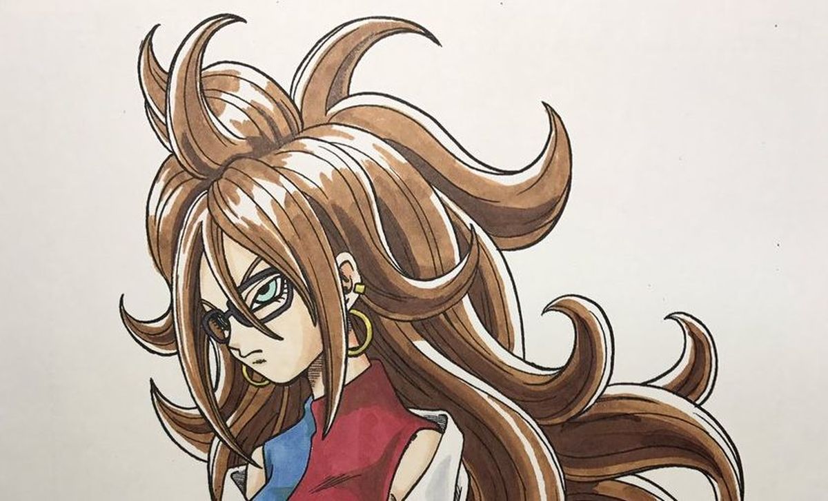 Dragon Ball Super ¡toyotaro Dibuja A La Androide 21 Y Muchos Bocetos