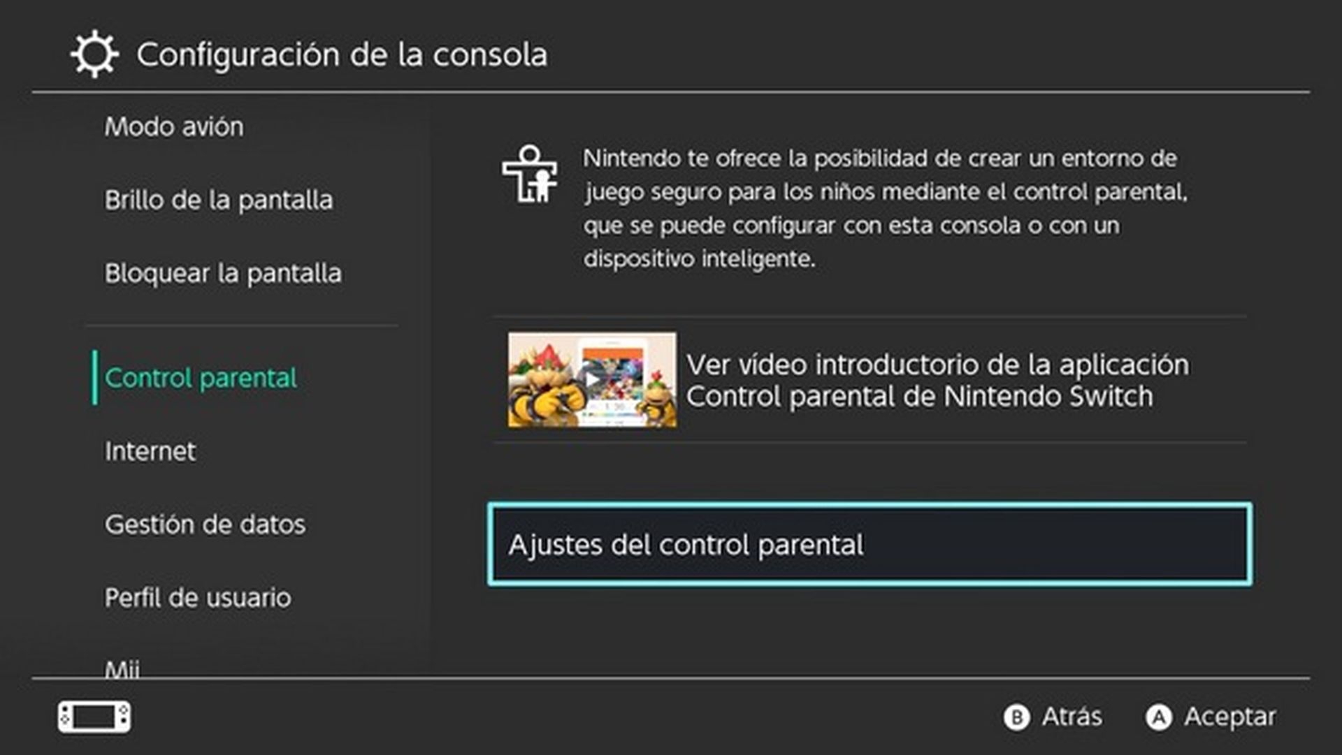 Cómo bloquear la pantalla de Nintendo Switch con un PIN