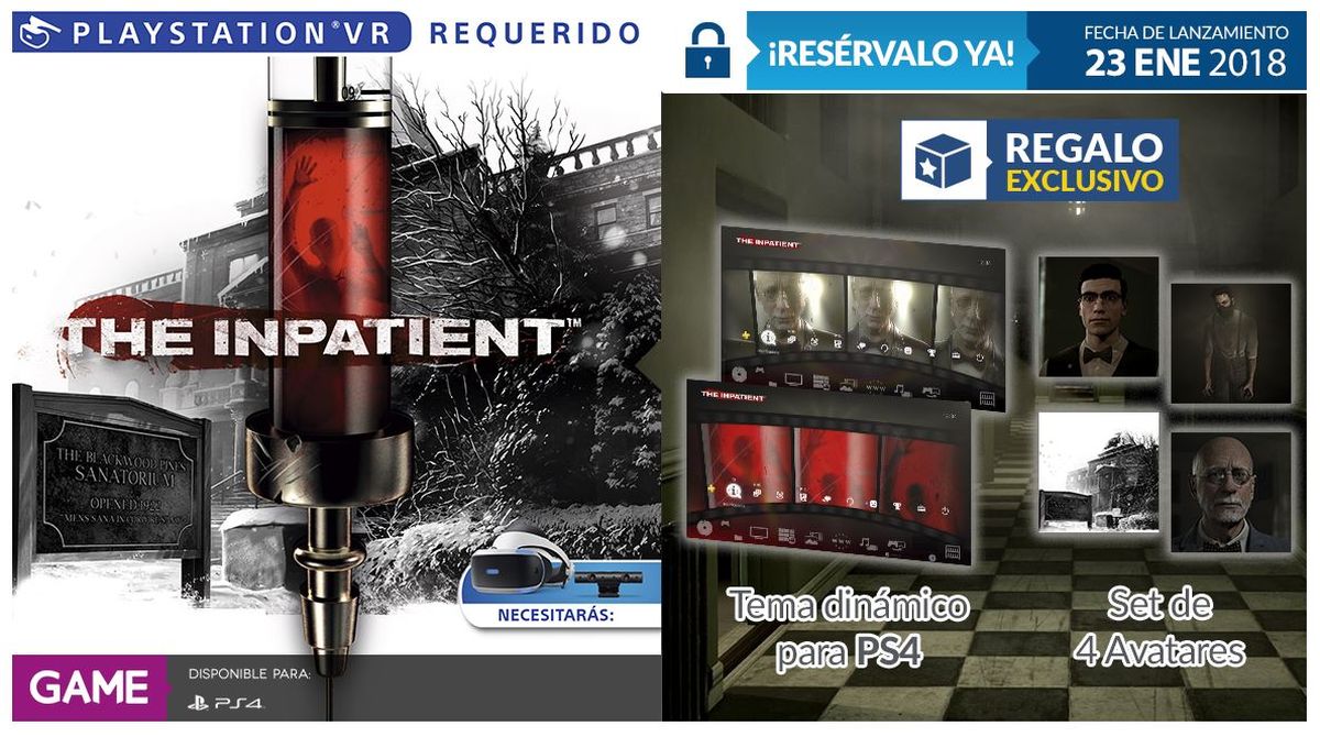 The Inpatient llega a GAME con regalos exclusivos de reserva
