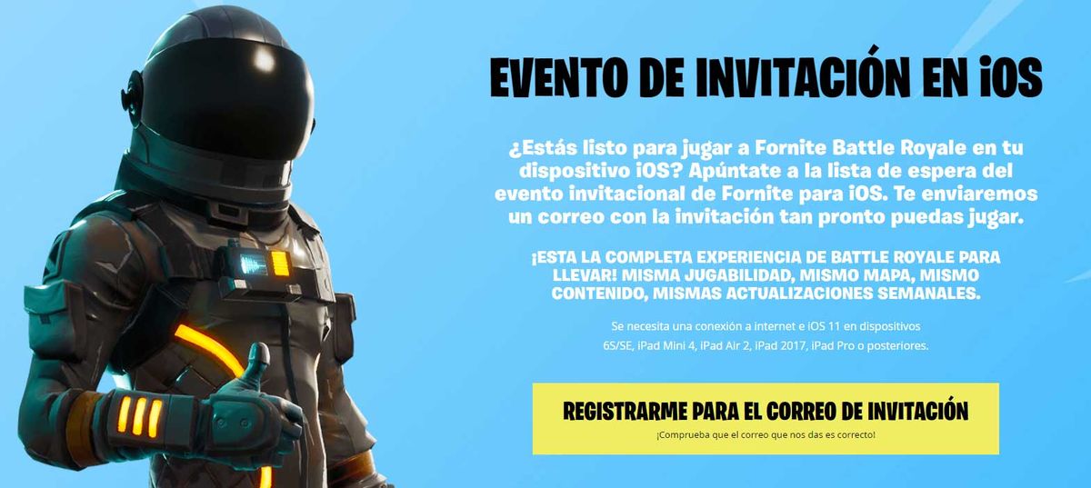 Cómo acceder a la beta de Fortnite Battle Royale Mobile