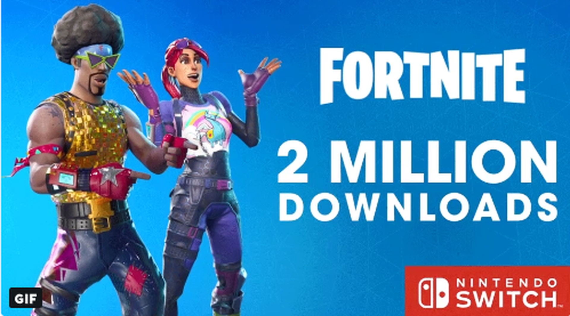 Fortnite Battle Royale para Switch supera los 2 millones de descargas