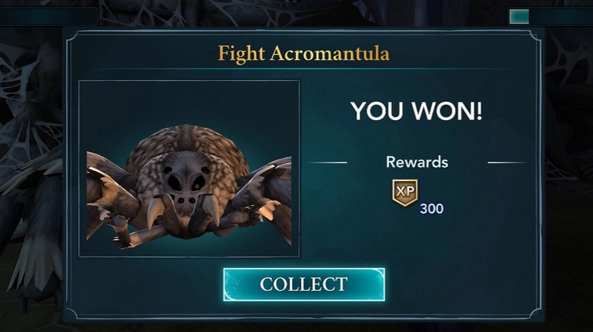 Cómo vencer a Acromántula en Harry Potter: Hogwarts Mystery