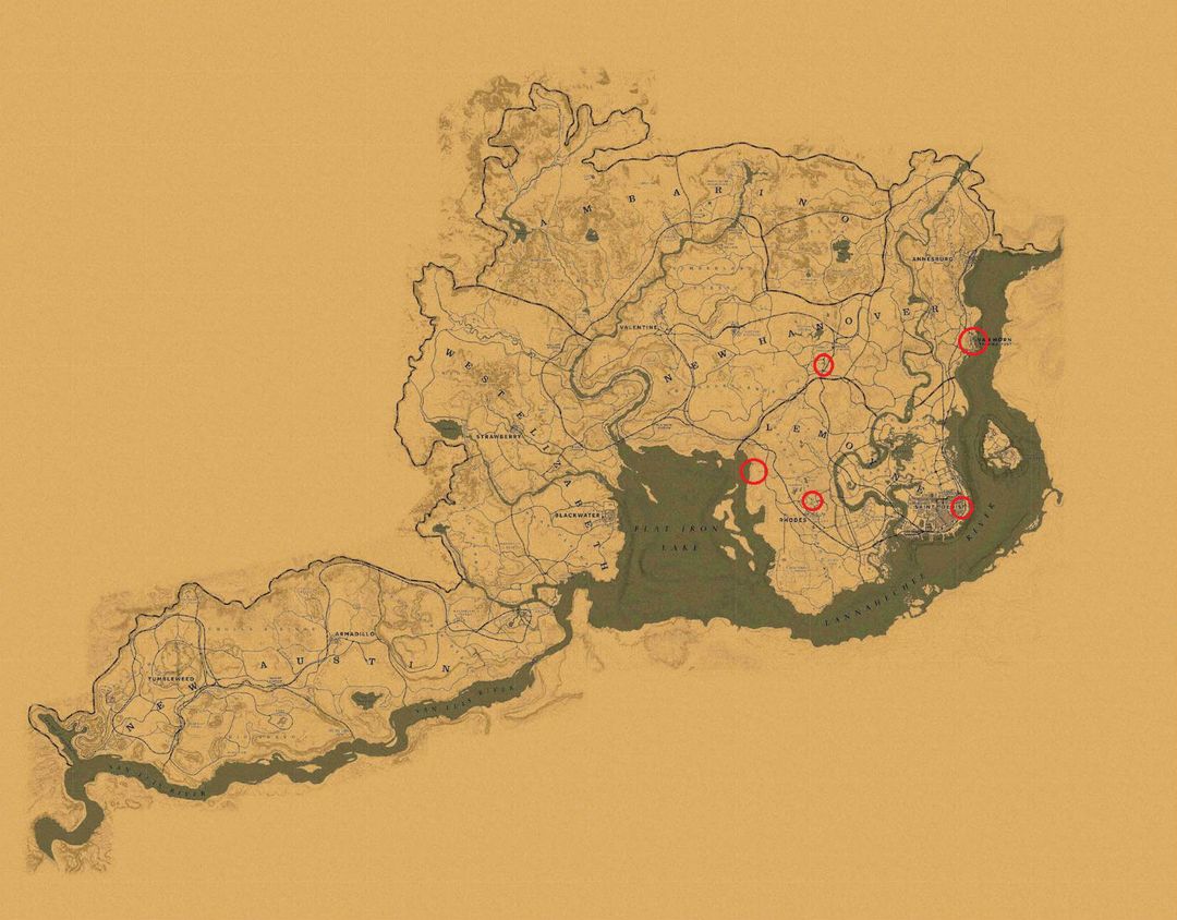 Peristas en Red Dead Redemption 2: dónde encontrarlos todos (y vender ...