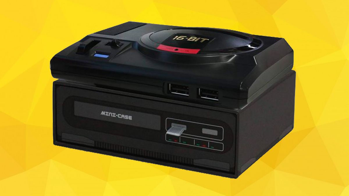Mega Drive Mini: fabrican un accesorio con forma de Mega CD Mini