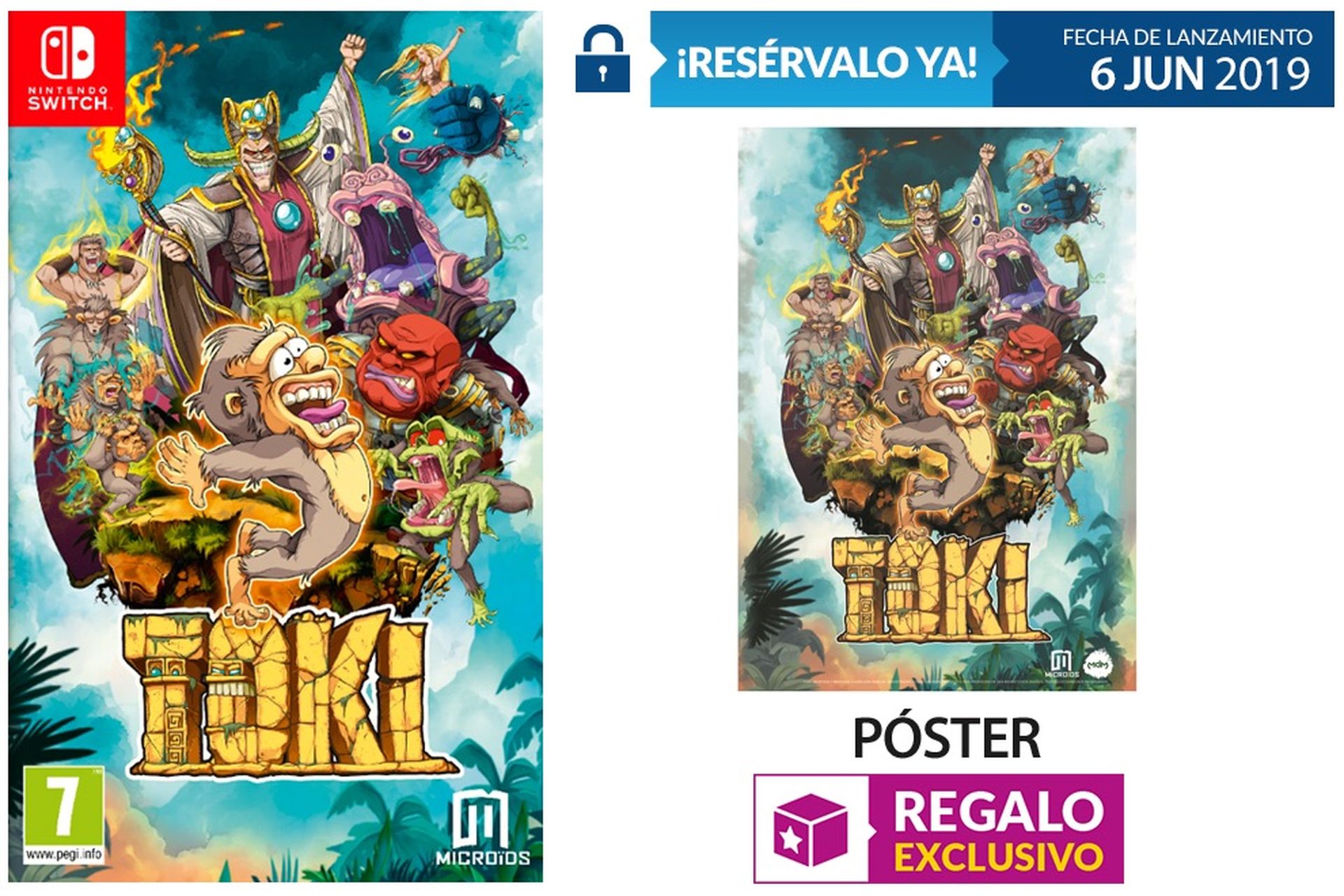 Reserva el remake de Toki en GAME para conseguir un póster exclusivo de ...