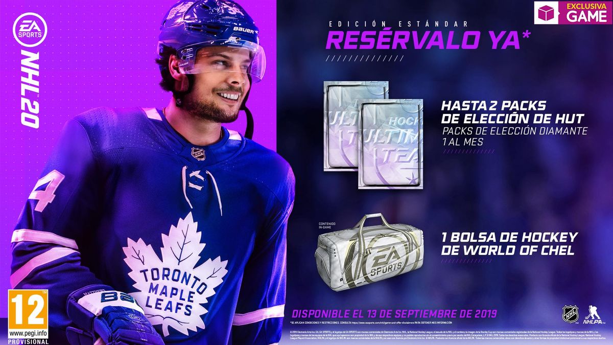 Consigue la edición física exclusiva de NHL 20 en GAME