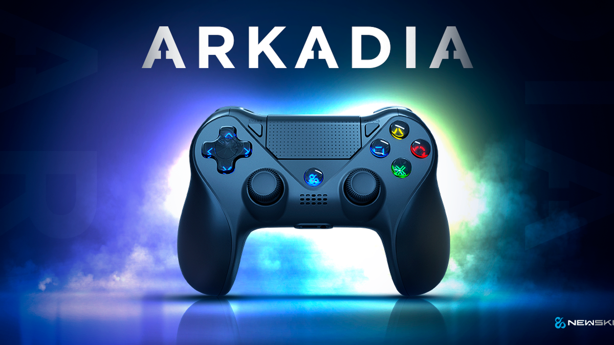Arkadia, el mando inalámbrico compatible con PS4, Switch y PC