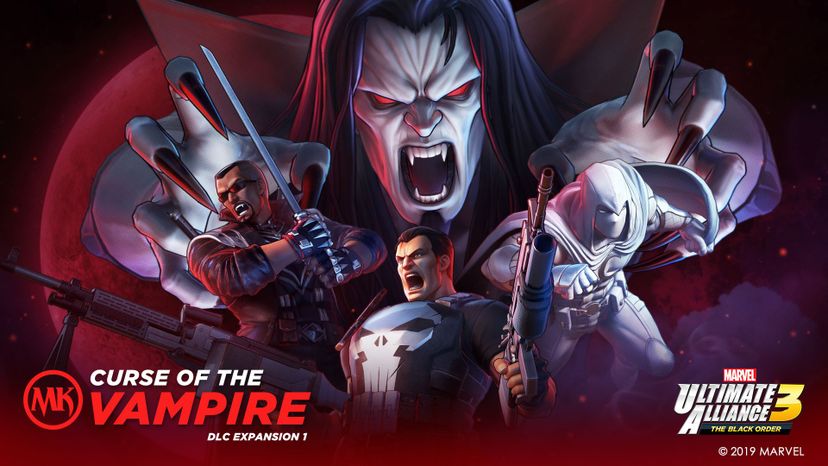 Punisher, Blade, Moon Knight y Morbius llegan a Marvel Ultimate Alliance 3
