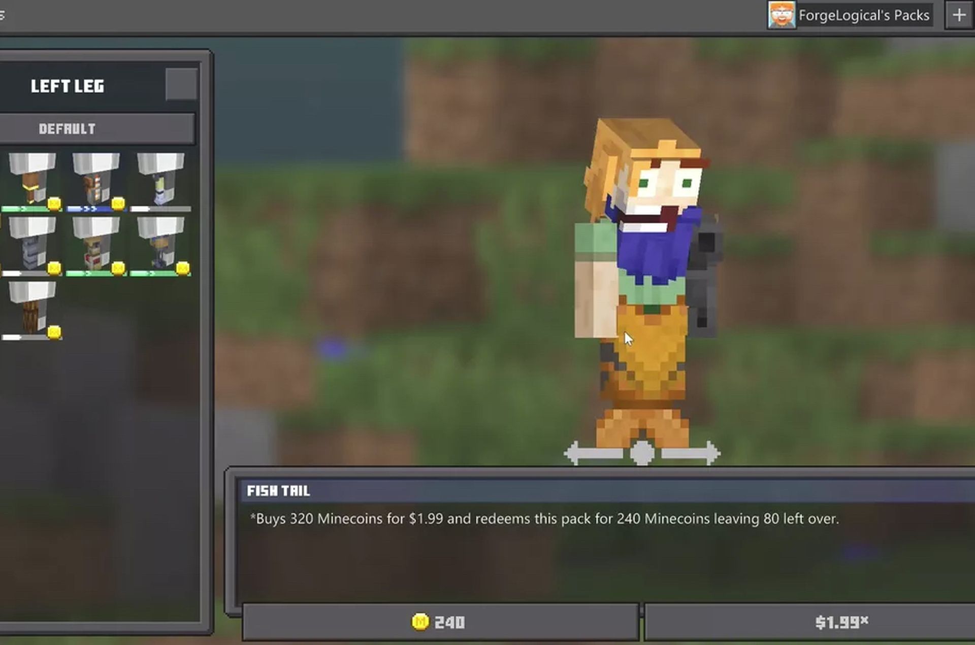 Minecraft añade un editor de personajes con una actualización