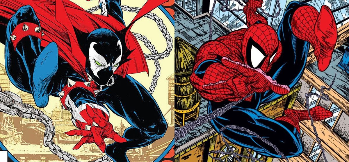 Spider-Man y Spawn se juntan por primera vez en esta impresionante ilustración de Todd McFarlane