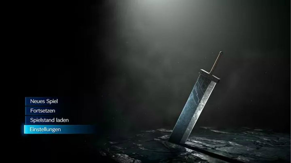 Final Fantasy VII Remake - Filtrado el nostálgico menú de inicio