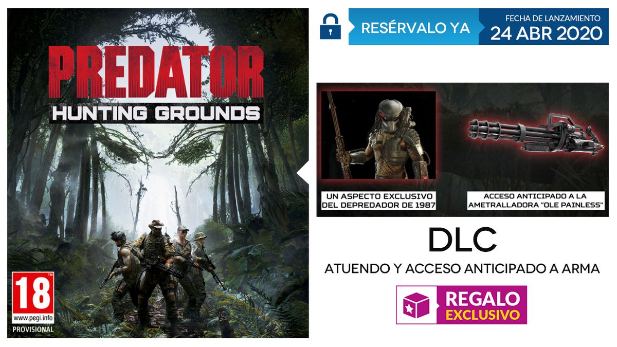 Reserva Predator Hunting Grounds en GAME y consigue un DLC exclusivo ...